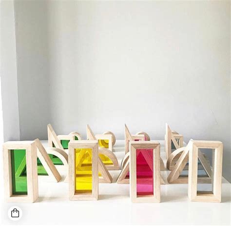 Rainbow Blocks Set For Creative Play