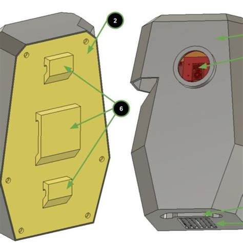 Enclosure 1 Front Cover 2 Back Cover 3 Camera Lens 4 Passive Air