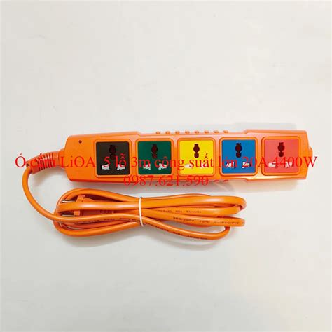Ổ Cắm Lioa 5 Lỗ 5p 3mcm2 20an Công Suất Lớn Siêu Tải