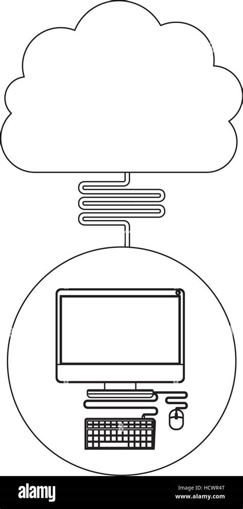 Computer And Cloud Computing Icon Storage Media Multimedia And