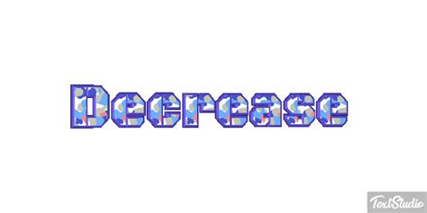 Decrease Word Animated  Logo Designs