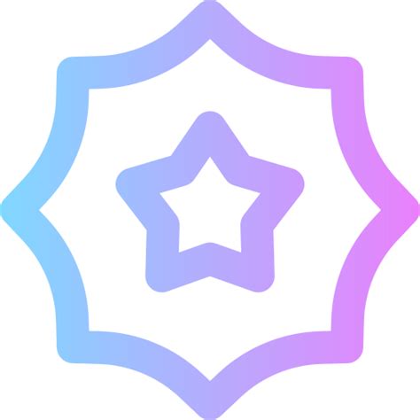 Badge Super Basic Rounded Gradient Icon