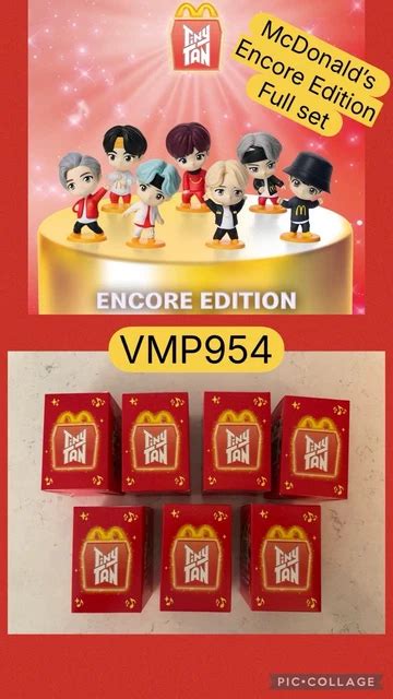 🌟mcdonalds Tinytan X Bts 2025 Happy Meal Toys Complete Set Of 14 🌟