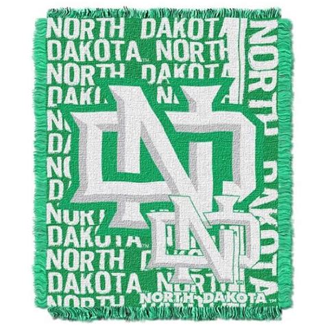 Lhm Ncaa North Dakota Fighting Sioux Double Play Jacquard Triple Woven