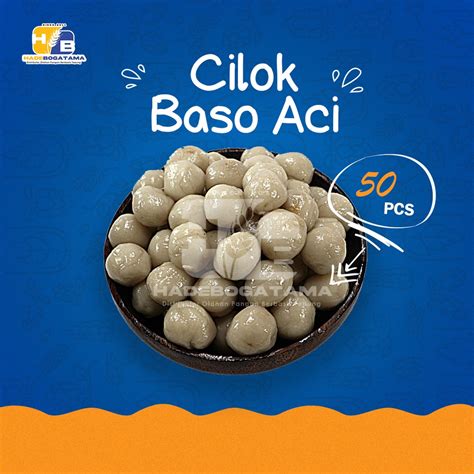 Jual Cilok Baso Aci 50 Buah Bks Boci Topping Baso Aci Baso Aci Shopee Indonesia