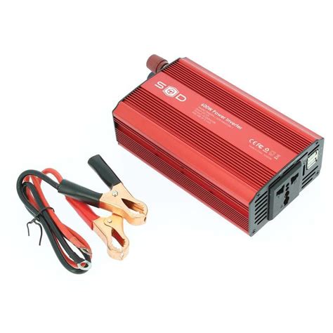 Transformador De Corriente De 12v 220v 600w 2 Salidas Usb 5v24a Pin600w Sumex — Totcar