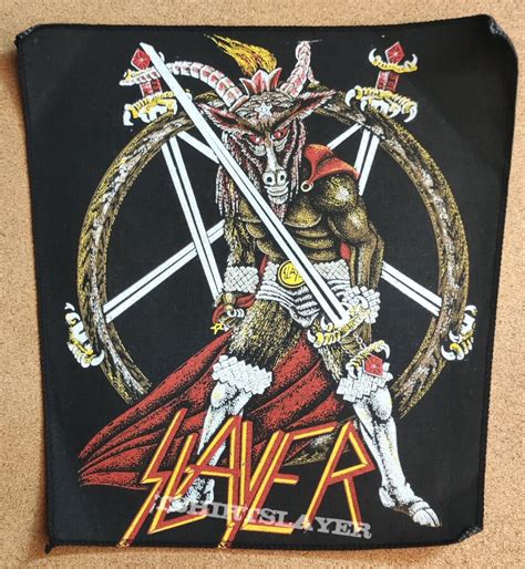 Slayer Backpatch Show No Mercy Tshirtslayer Tshirt And Battlejacket