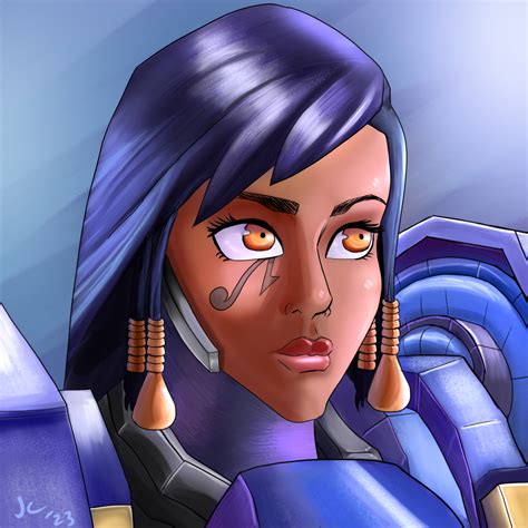 Pharah Portrait By Itsjcbb On Newgrounds
