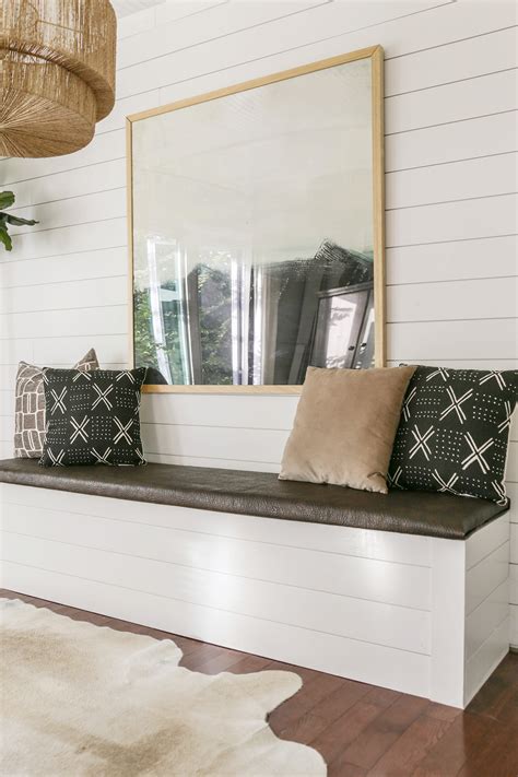 How Deep Should A Kitchen Nook Bench Be Diy Built In Dining Bench