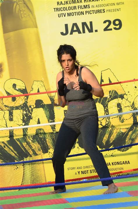 Ritika Singh At Saala Khadoos Film Launch On 11th Jan 2016 Ritika