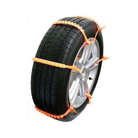 Cadena Para Nieve Antideslizante Plástico Naranja 10 Un Iael Easy