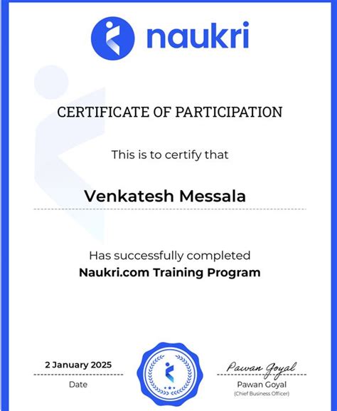 Naukri Certification Learning Professionalgrowth Careerdevelopment