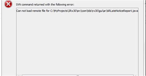 Java Solutions NetBeans SVN Command Returned With The Following Error Can Not Load Remote