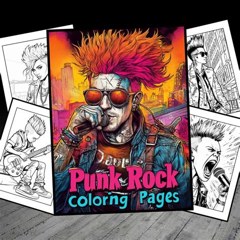 Punk Rock Coloring Pages