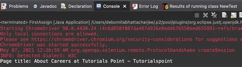 Using The Selenium Webdriver Unable To Launch Chrome Browser On Mac