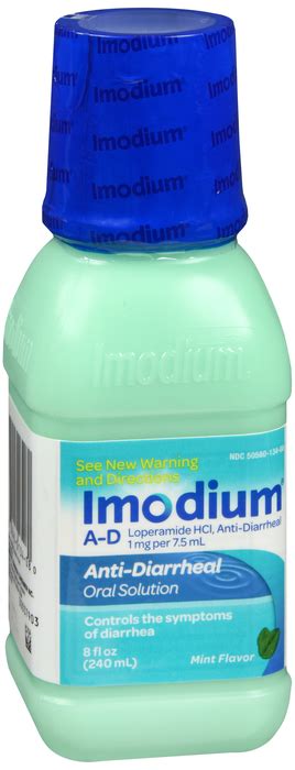 Imodium A D Liquid Mint 8 Oz By Jandj Consumer Health