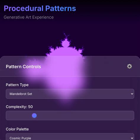 Procedural Pattern Generator
