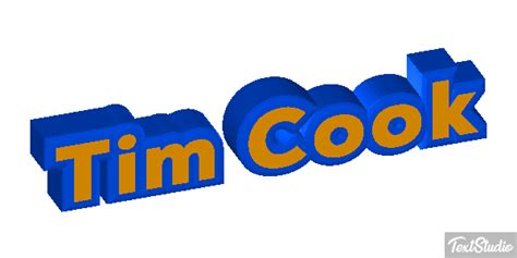 Tim Cook Celebrity Animated  Logo Designs