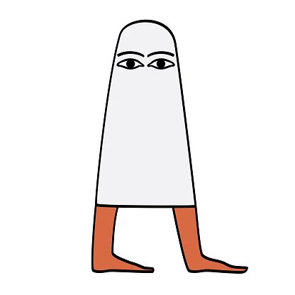 Medjed Ghostlike Depicted Minor Deity In Ancient Egypt Religion Stock