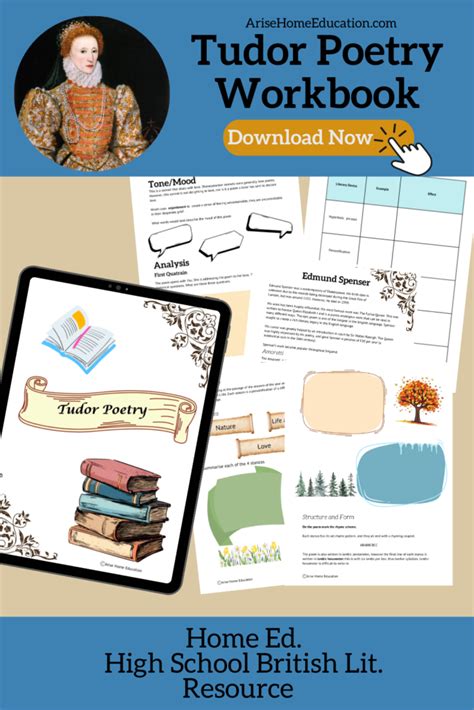Poetry Analysis Tudor Workbook Arise Home Education