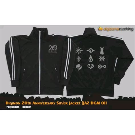 Jual Digimon 20th Anniversary Silver Jacket Jaz Dgm 01 Shopee Indonesia