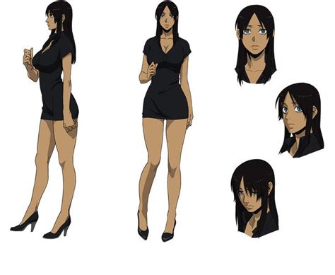 Anime Character Design Short Shorts And Heels Çizim Referansı