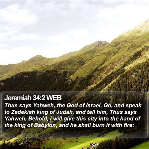 Jeremiah 34 2 Web Scriptures Images