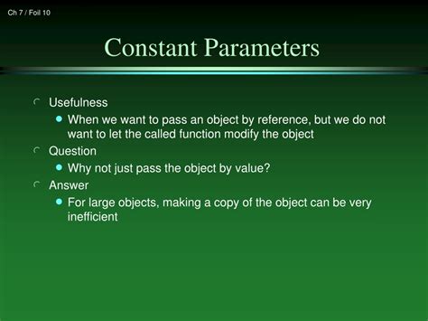 Ppt Advanced Parameter Passing Powerpoint Presentation Free Download Id9344665