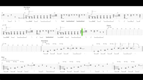 Sextape Tab By Deftones Guitar Only Guitar Tab Youtube
