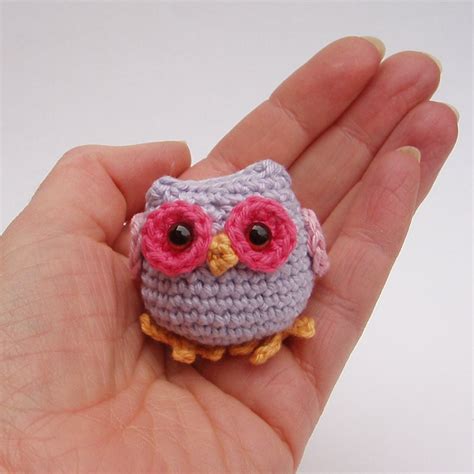 Crochet Owl Pattern Pdf Tiny Owl Amigurumi Crochet Pattern Etsy