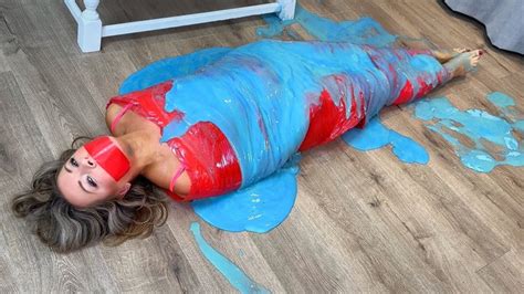 Bri Bri Olivia Gets Gunged While Mummified Hd Sensual Sin Bondage