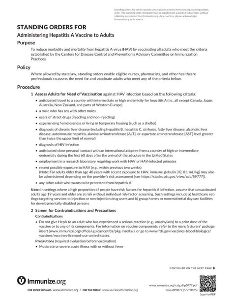 Standing Orders Templates Archives