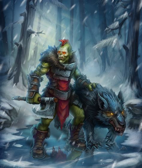 Orc Hunter Wow Art