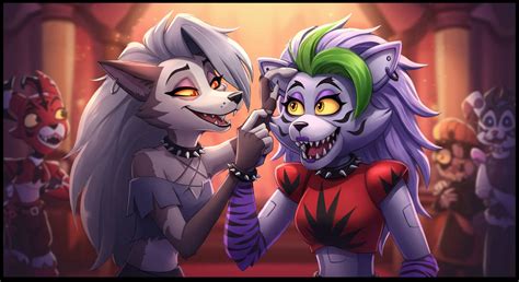 Loona And Roxanne Wolf Are Friends By Vinnytovar2005 On Deviantart