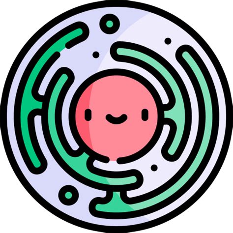 Cells Kawaii Lineal Color Icon