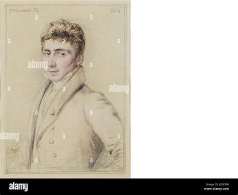 John Linnell 28british 1792 188 9 Portrait Of Henry Sterry 1824 Stock