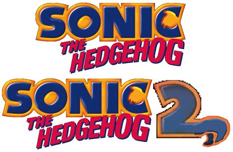 Sonic The Hedgehog 1and2 Movie Logos In Classic Style R Sonicthehedgehog