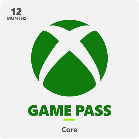 Xbox Game Pass Core 12 Month Membership Digital Code Everything Else