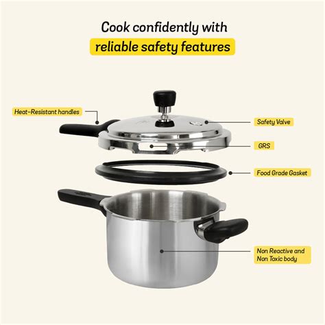 2l Pressure Cooker Meyer Presta Triply With Outer Lid Best 2l Cooker