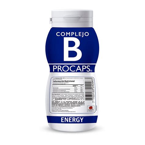 Complejo B Cápsulas Blandas Procaps Frasco X 50