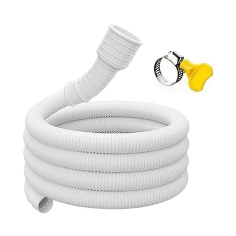 1 5m White Drain Hose Inlet Extension Drain Pipe For Washing Machine Hose Air Conditioner Drain