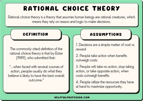 Rational Choice Theory In Sociology Examples Criticism 2025