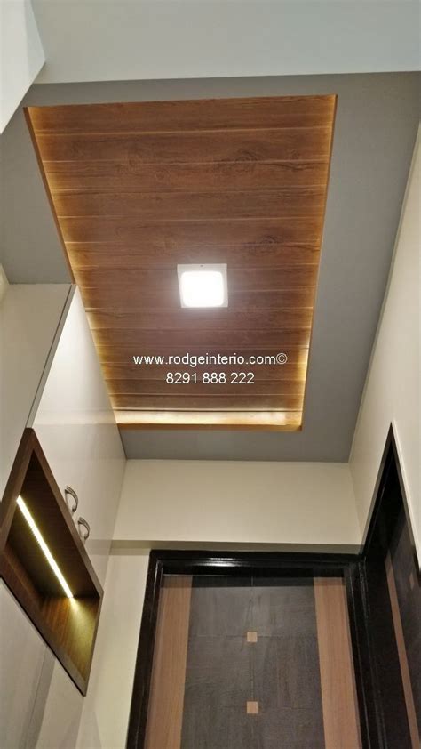 Smart Storage Cabinets And Led Lighting In 2bhk Passage Area
