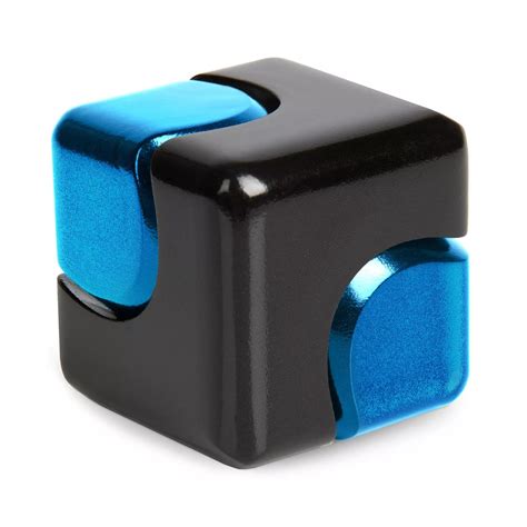 Bopster Fidget Spinner Cube Black And Blue Free Shipping