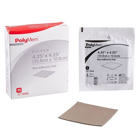 Polymem Silver 425x425 Inch Non Adhesive Polymeric Membrane Dressing