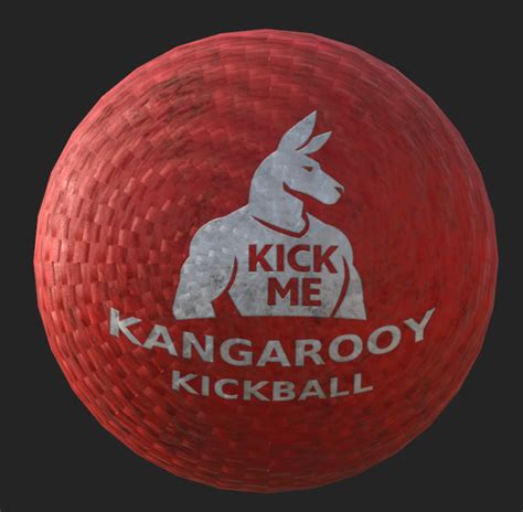 Kangarooy Kickball Unity Fbx By Reptilianalien