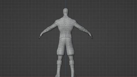 Low Pole Model Human Men 3d Model Cgtrader