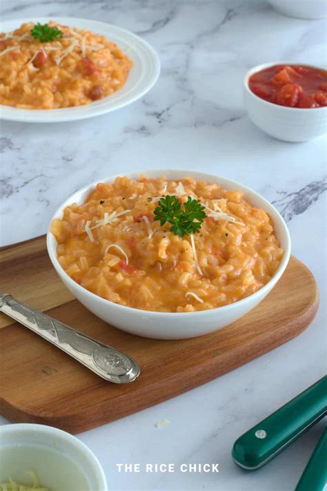 Tomato And Mascarpone Risotto The Rice Chick