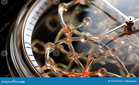 Evolution Dna Clock Stock Illustration Illustration Of Fossil 307631926