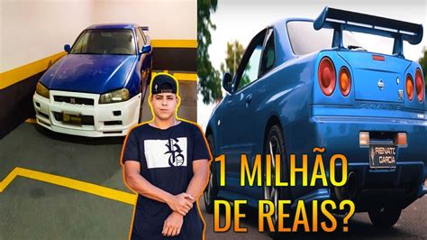 O Nissan Skyline R34 Gtr V Spec De Unica Unidade Agora É Do Renato